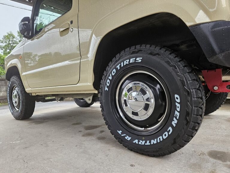 タイヤの交換時期⁉私のジムニーJB64 走行距離と年数【オープンカントリー RT】 | 40代会社員の釣りブログ